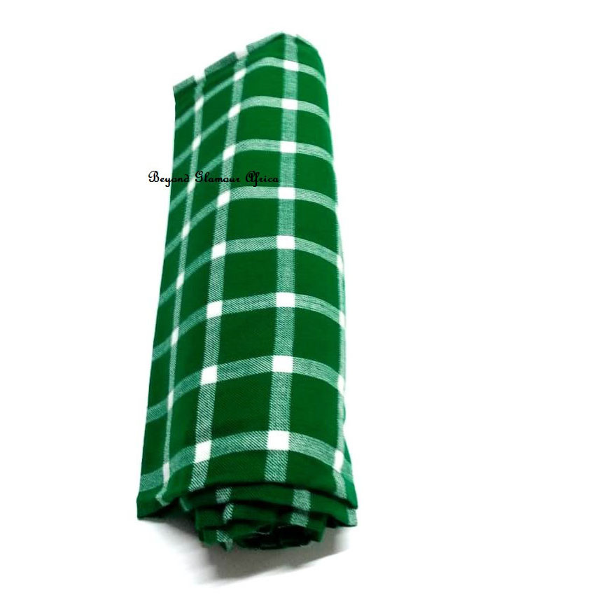 Green maasai traditional shuka