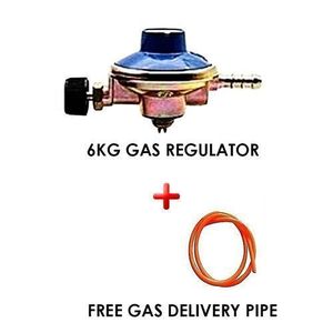 6kg Gas Regulator Plus FREE Gas Delivery Pipe (for 6Kg Gas Cylinder ...