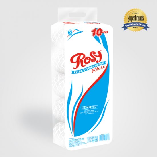Rosy Toilet Tissue White 10s Unwrapped for sale in Kenya, Nairobi - Buy ...