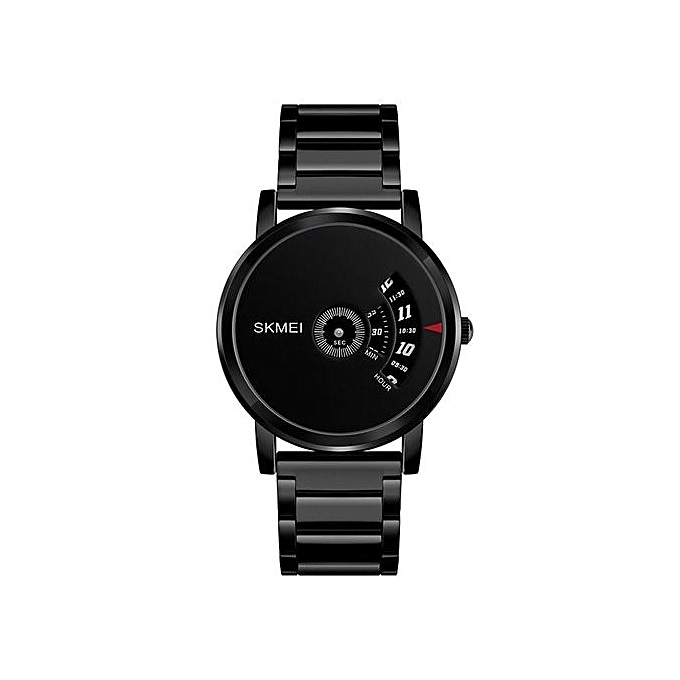 Skmei Simple Style Mens Watch Stainless Steel Band 1260 – Black for ...